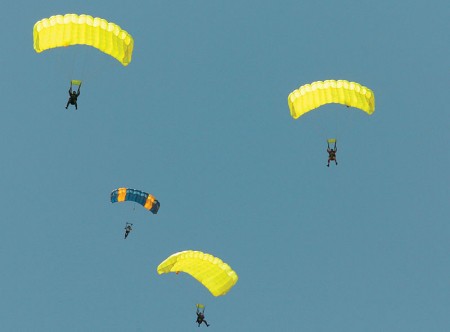 Different parachute types: Styles of canopy for skydiving